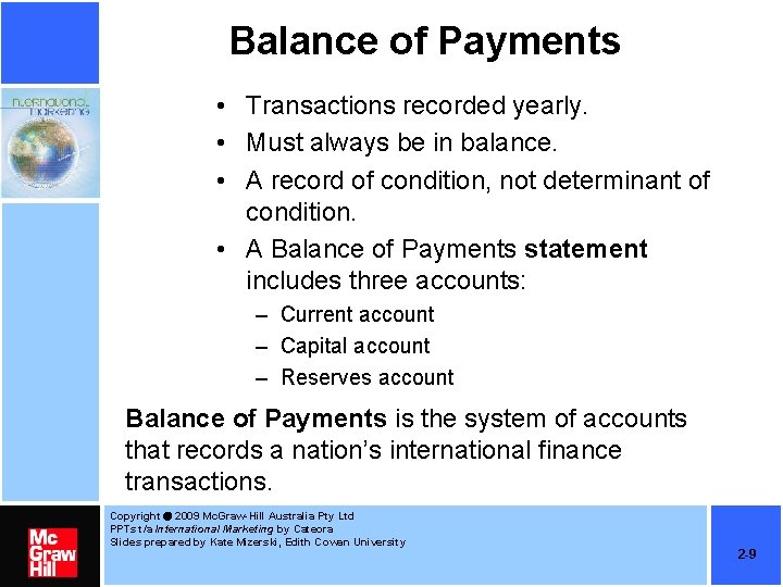 Chapter 2 The Dynamic Environment of International Trade