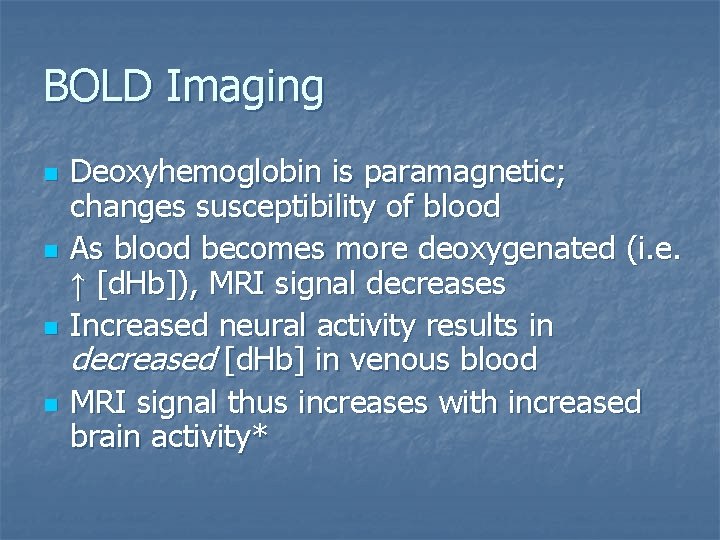 Laboratory 2 Introduction to f MRI Data and