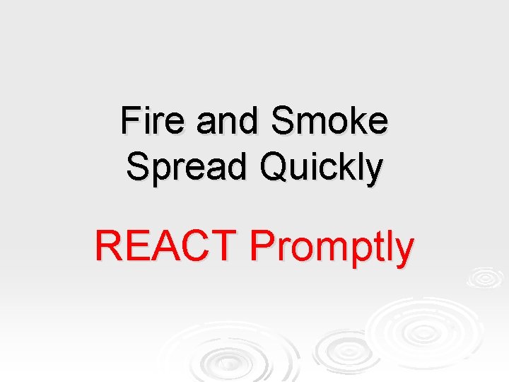 Fire Safety Training Staff must know how to