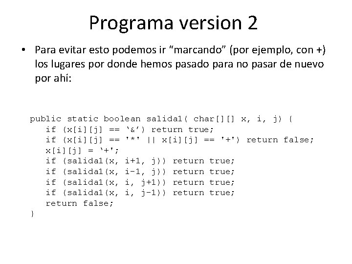 3 Recursividad y Backtracking Qu es y para