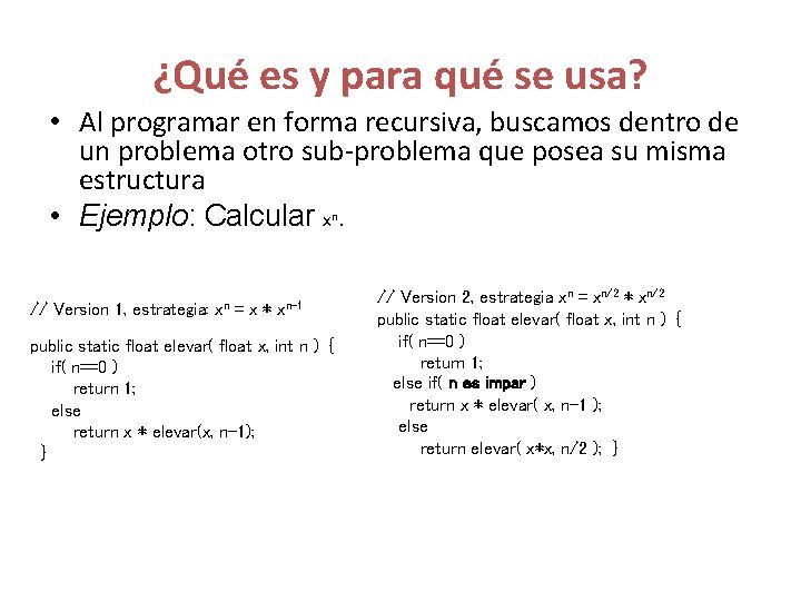 3 Recursividad y Backtracking Qu es y para
