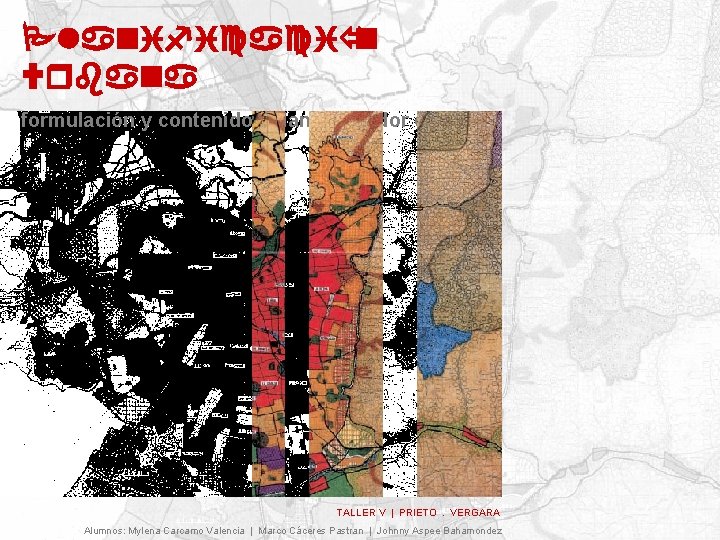 Planificaci n Urbana formulacin y contenidos plan regulador