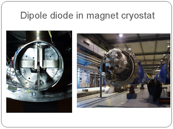 Diode simulations and measurements Daniel Molnar Dipole diode