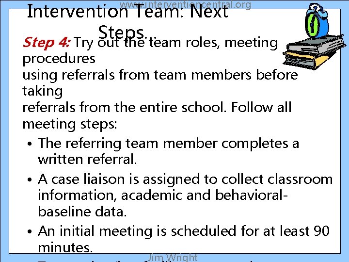 www interventioncentral org The School Pre Referral Intervention