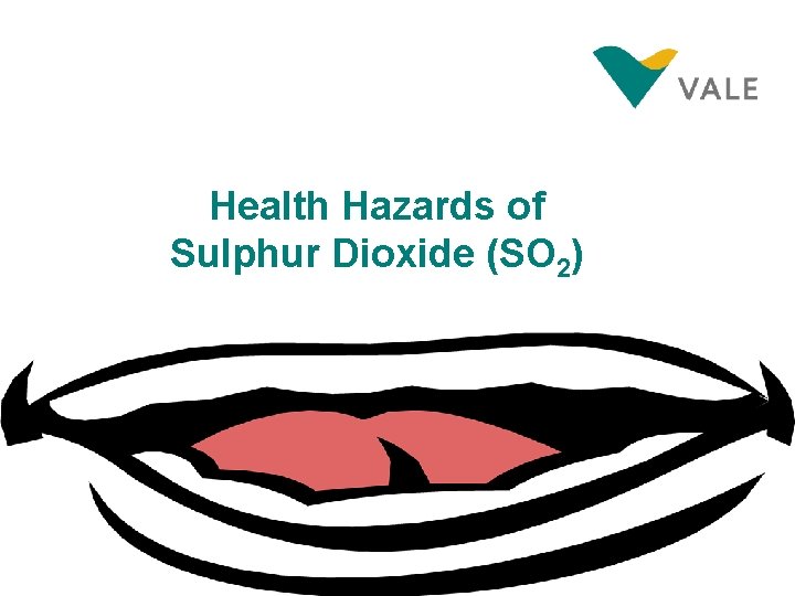 Health Hazards of Sulphur Dioxide SO 2 Outline