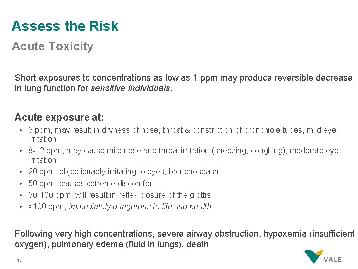 Health Hazards of Sulphur Dioxide SO 2 Outline
