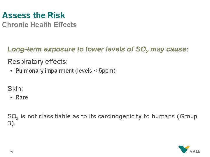 Health Hazards of Sulphur Dioxide SO 2 Outline