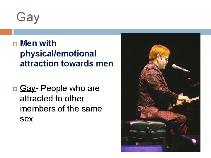 SEXUAL DIVERSITY Lesson 6 October 1 st 2010