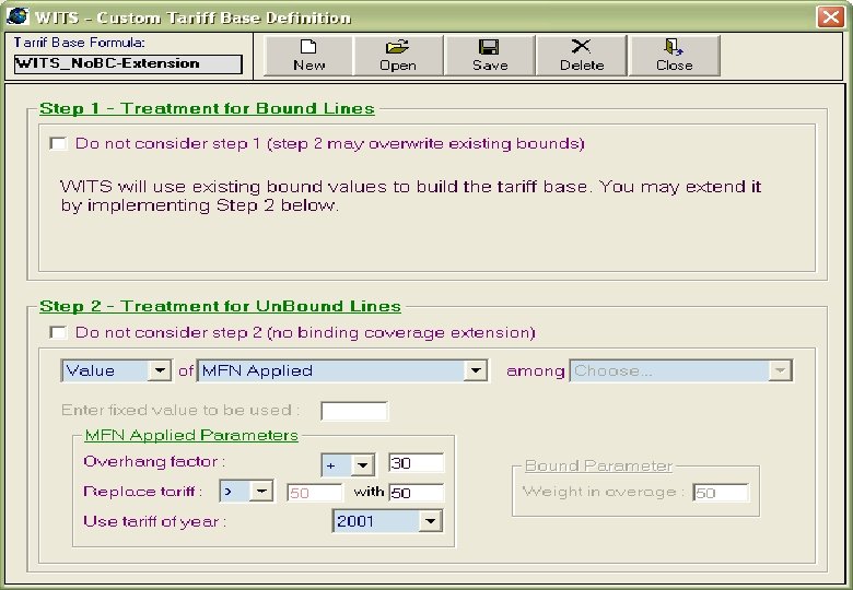 Using WITS with UNCTAD TRAINS Trade Analysis and