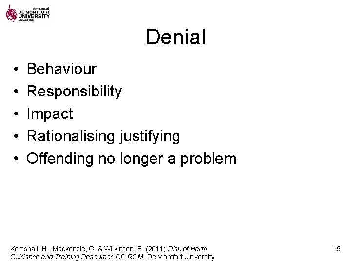 Basic Risk Assessment Kemshall H Mackenzie G Wilkinson
