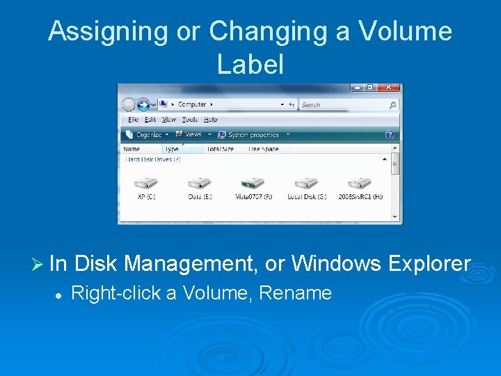 Windows Vista Inside Out Chapter 28 Managing Disks