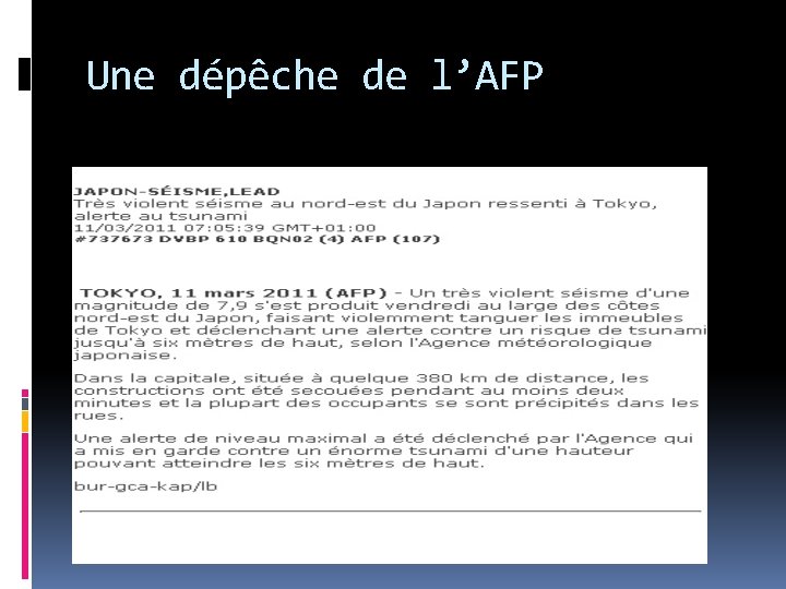 COMMENT LES JOURNALISTES SINFORMENTILS Ex La dpche du
