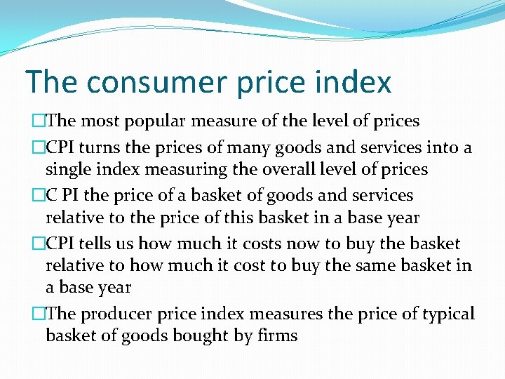 Measuring the Macroeconomy Lecture 2 Gross National Product