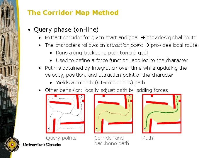 Using the Corridor Map Method for Path Planning