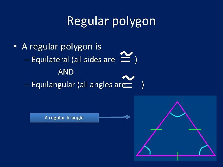 Regular Polygons Geometry Chapter 3 A Bower Point