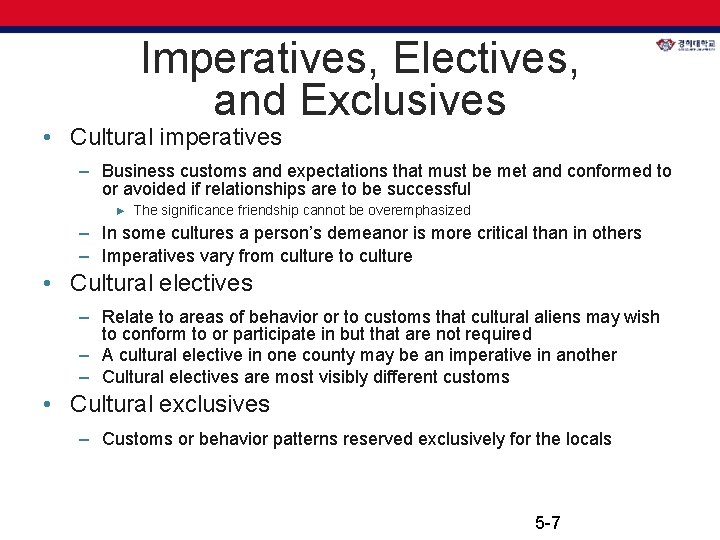 International Marketi ng Culture Management Style and Business