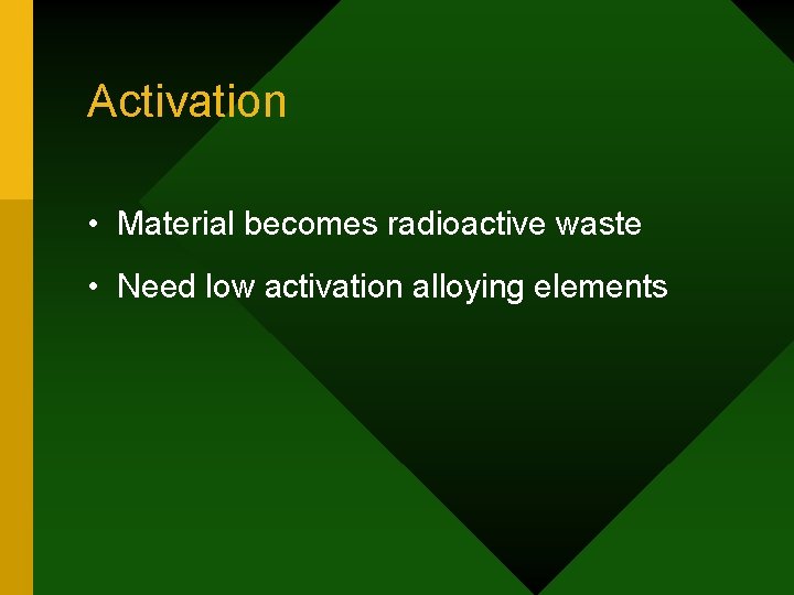 Alloy Design For A Fusion Power Plant Richard