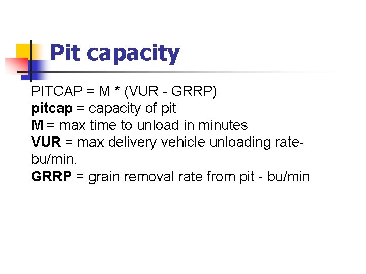 Lecture 19 Augers Bucket Elevators Componets Receiving Pits