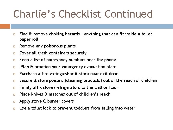 charlies house The Home Safety Site About Us