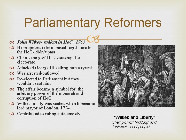 Reform in Great Britain 1760 1848 Colonial Empire