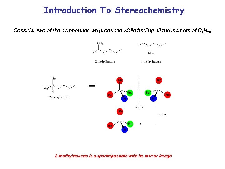 Chapter 4 Stereochemistry Introduction To Stereochemistry Consider two
