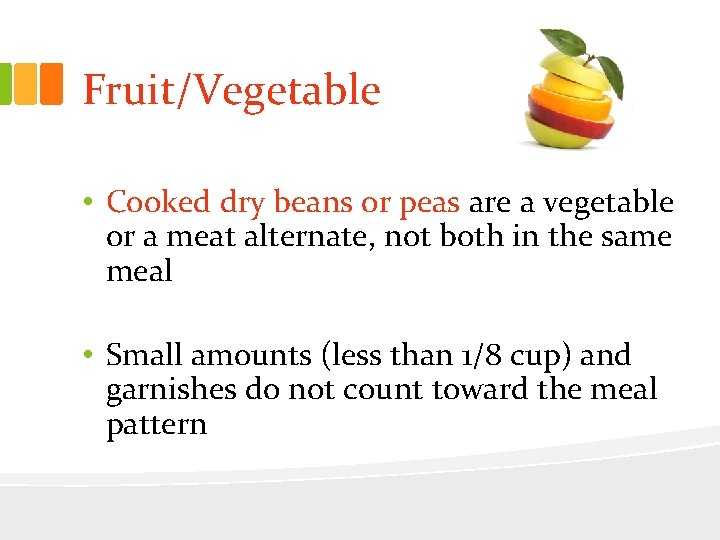 CACFP Meal Pattern Child and Adult Care Food