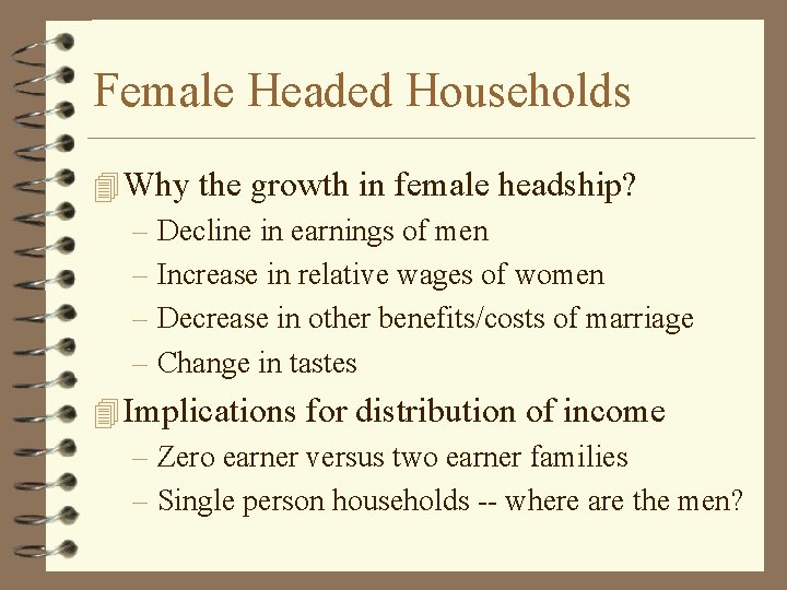 Household Structure and Income Inequality Postwar Changes in