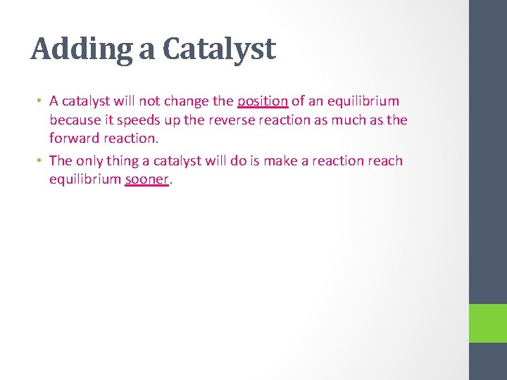 Chem 30 Equilibrium Le Chatelier Le Chteliers Principle