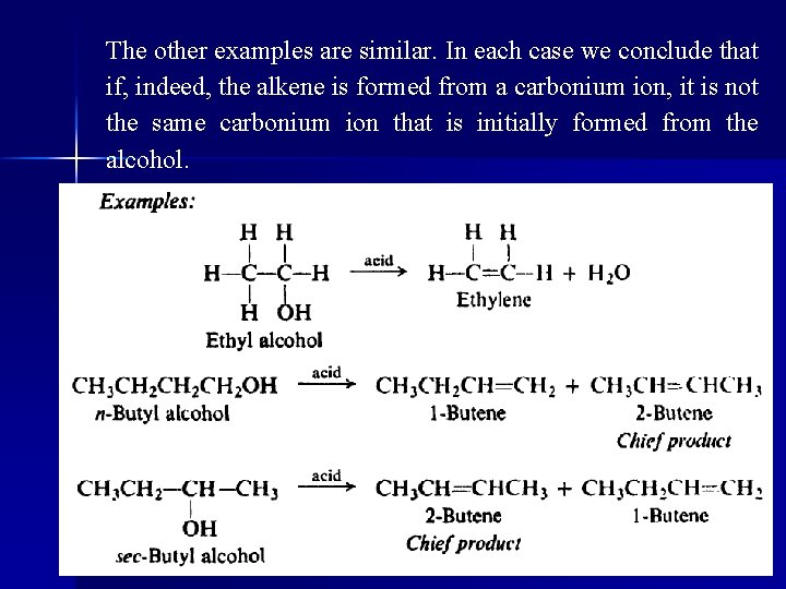 Organic chemistry Rearrangement of carbonium ions Very often