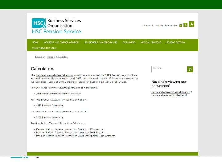 HSC Pension Service Waterside House 75 Duke Street