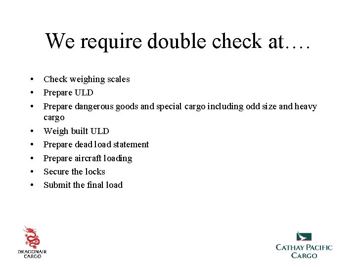 Best Practices Adopted by Cathay Pacific on Cargo