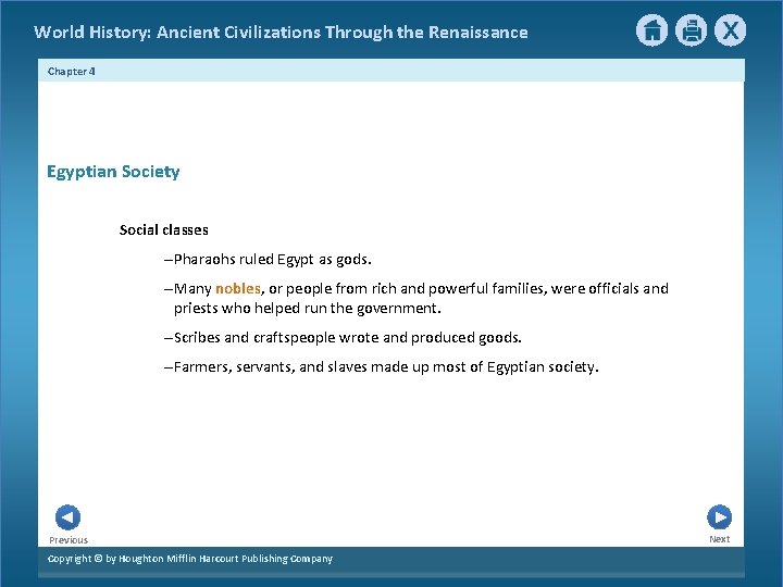 World History Ancient Civilizations Through the Renaissance Chapter