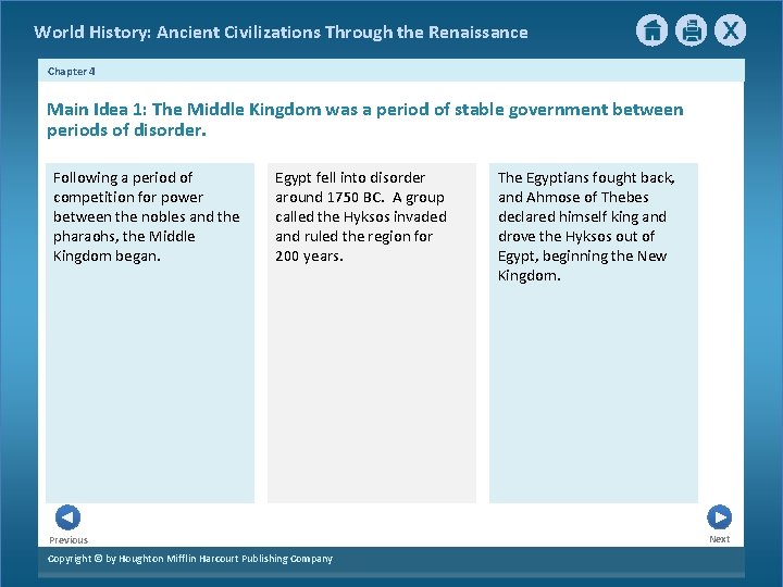 World History Ancient Civilizations Through the Renaissance Chapter