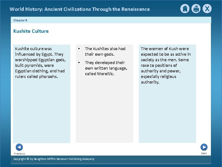 World History Ancient Civilizations Through the Renaissance Chapter