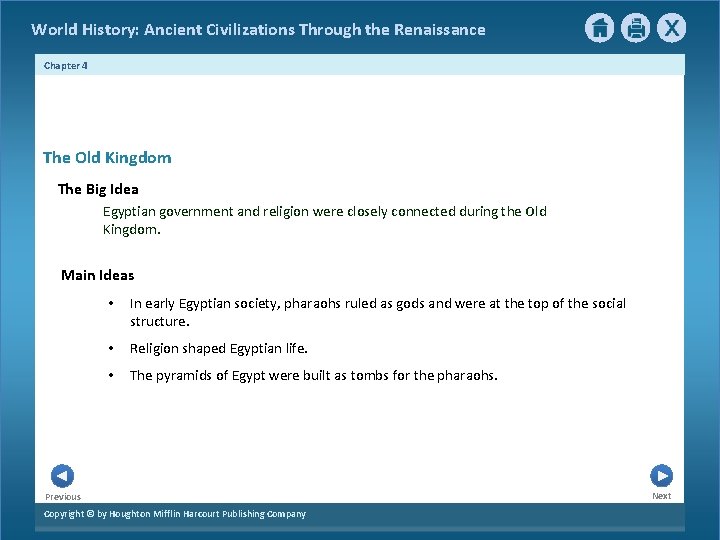 World History Ancient Civilizations Through the Renaissance Chapter