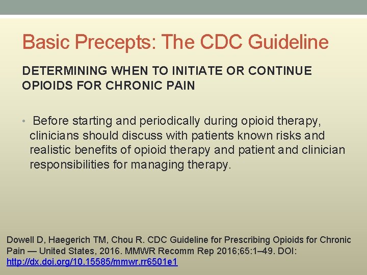 TRAUMA AND OPIOIDS SUMMIT OUTPATIENT OPIOID THERAPY MITIGATING