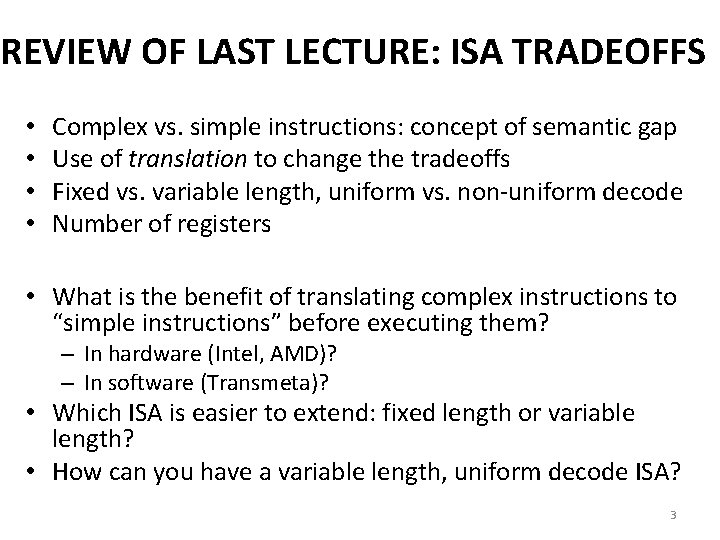 COMPUTER ARCHITECTURE CS 6354 Pipelining Samira Khan University