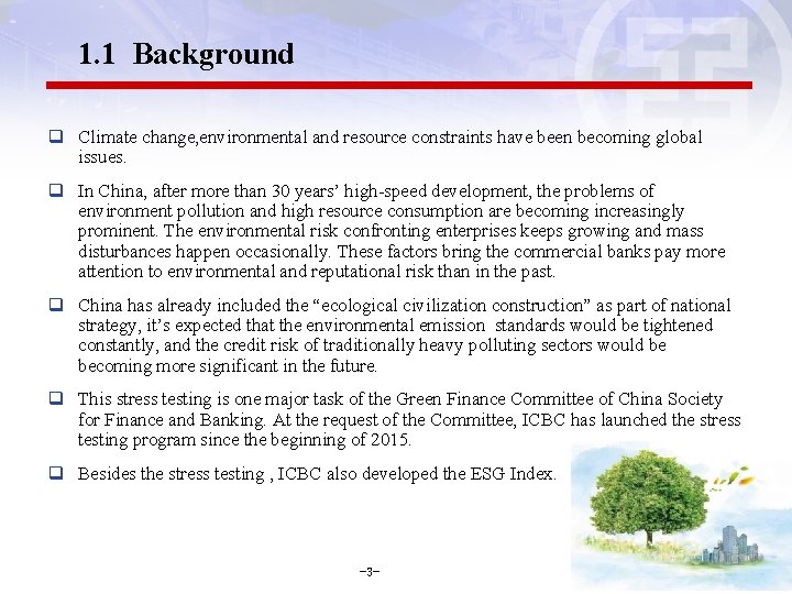 Environmental Risk Analysis Research Yin Hong Environmental Risk