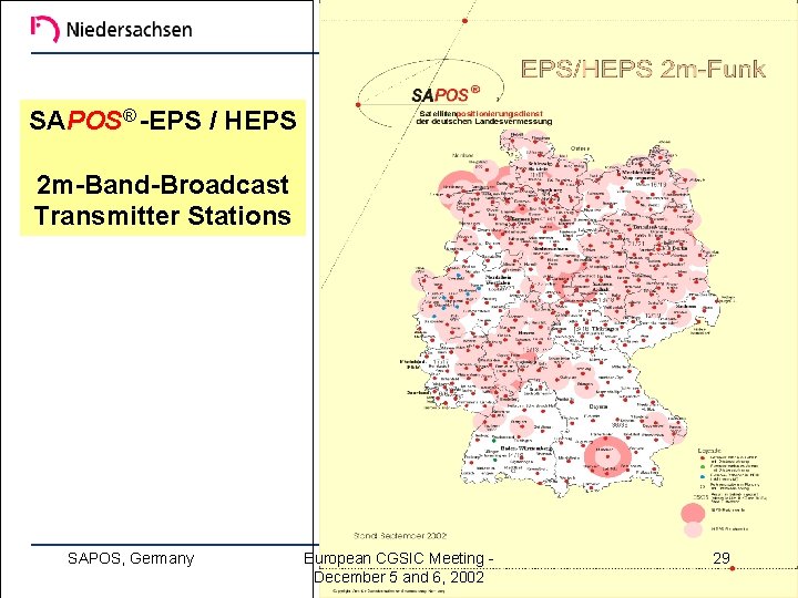 SAPOS Public Satellite Positioning Service in Germany Development