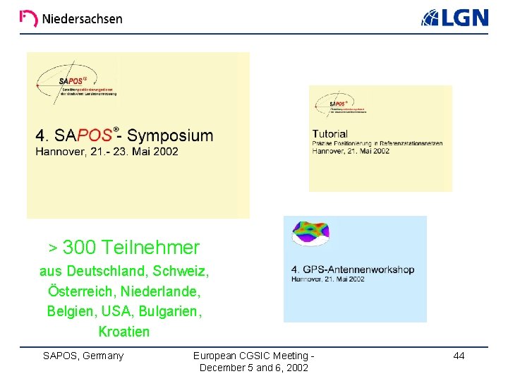 SAPOS Public Satellite Positioning Service in Germany Development