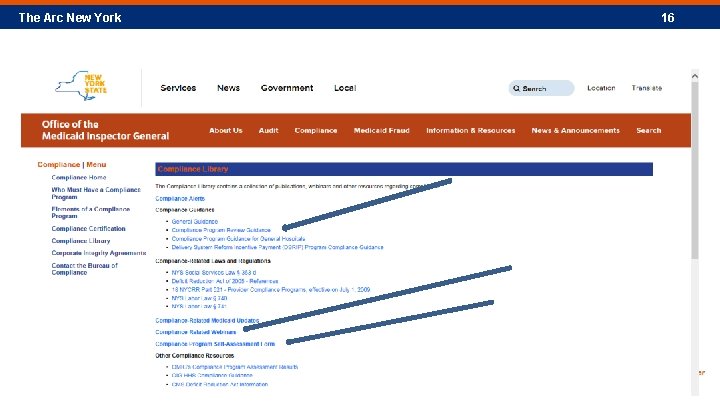 Compliance QA A conversation with OMIG The Arc