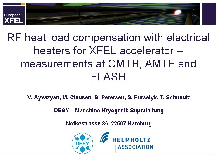 RF heat load compensation with electrical heaters for