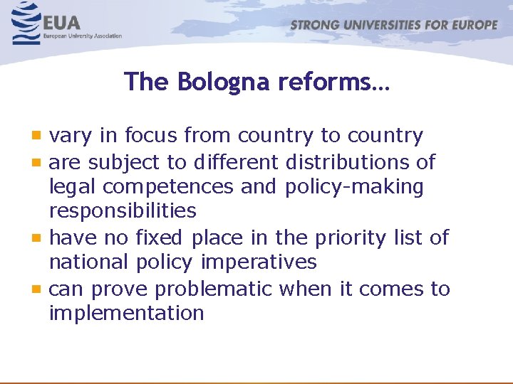 Higher education reform lessons from the Bologna Process