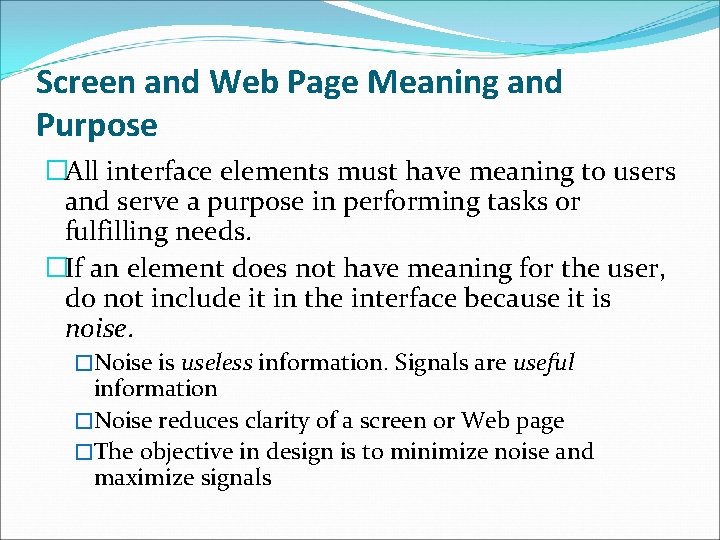 Step 3 Understand the Principles of Good Interface