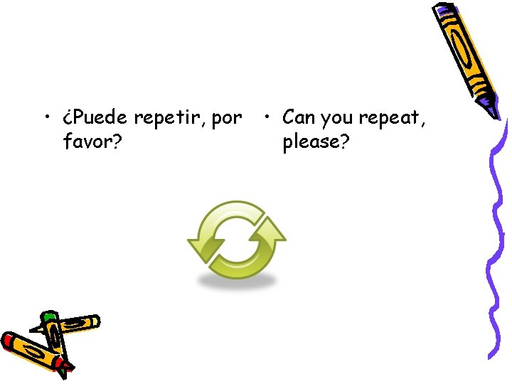 Frases tiles Useful phrases From Spanish to English