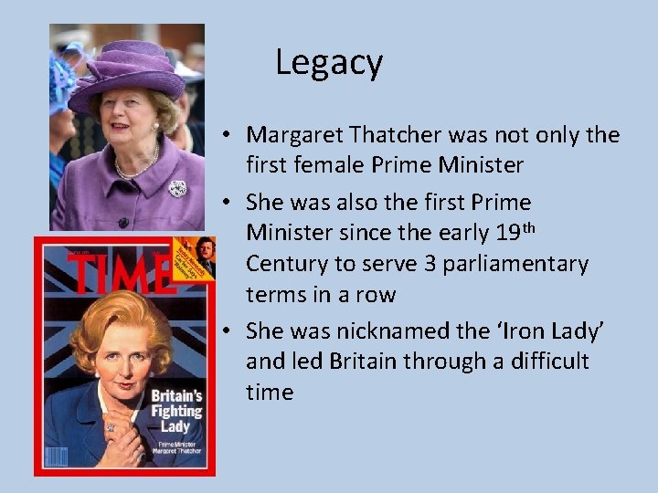 Who was the greatest Prime Minister Margaret Thatcher