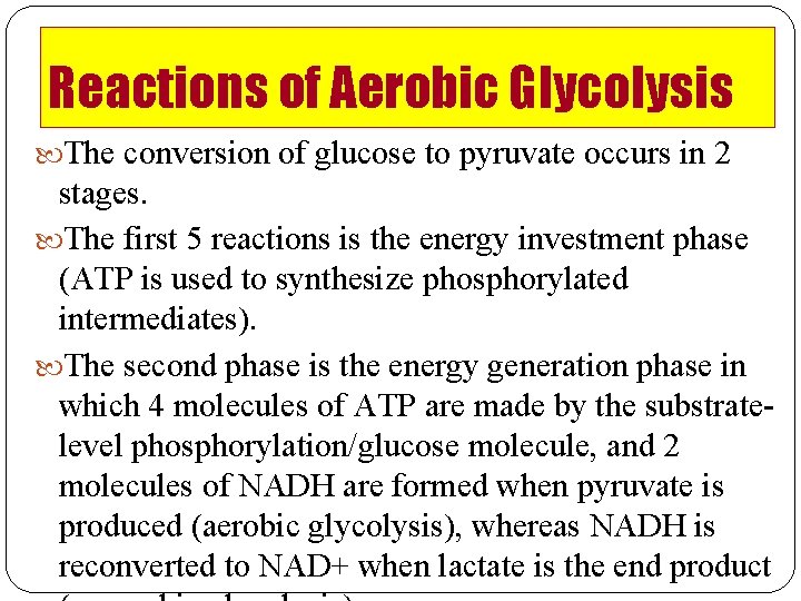 Major Metabolic Pathways of Glucose By Reem M