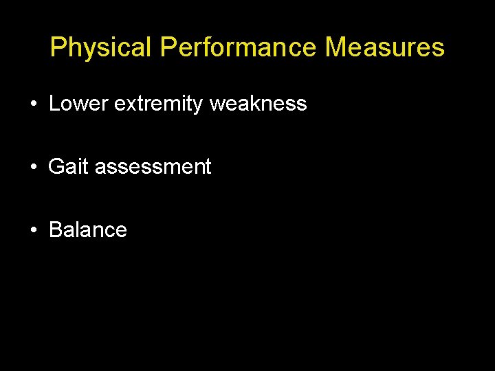 Physical Function and Fall Risk among Urban Community