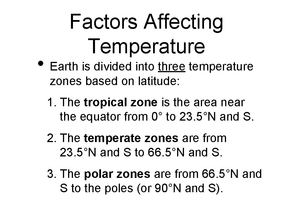 What Causes Climate Notes Introduction A climate is