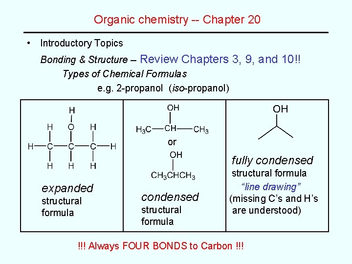 Ch 3 Review Nomenclature Organic Compounds Compounds of
